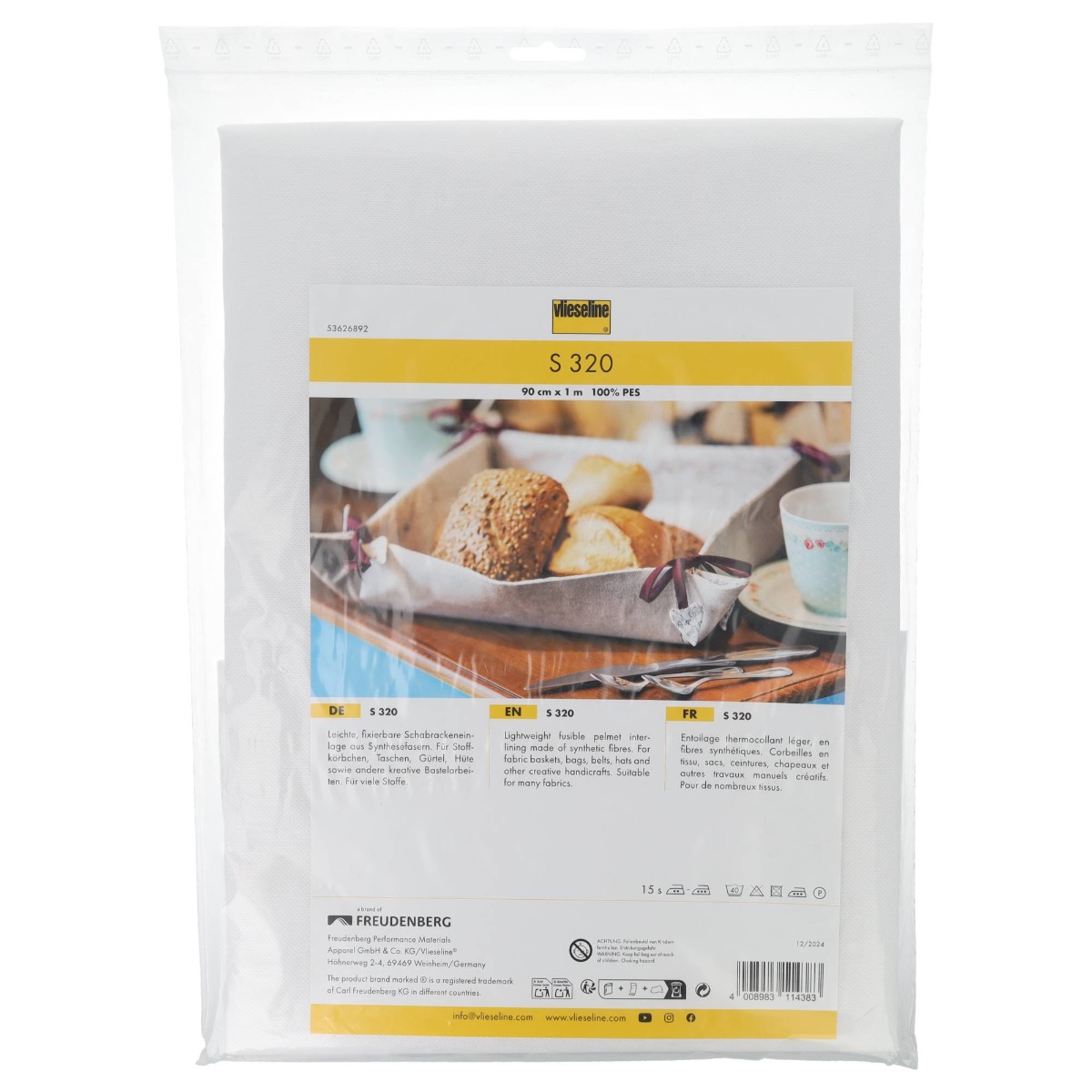 Vlieseline Fusible interlining S320 - 1pc | De Bondt